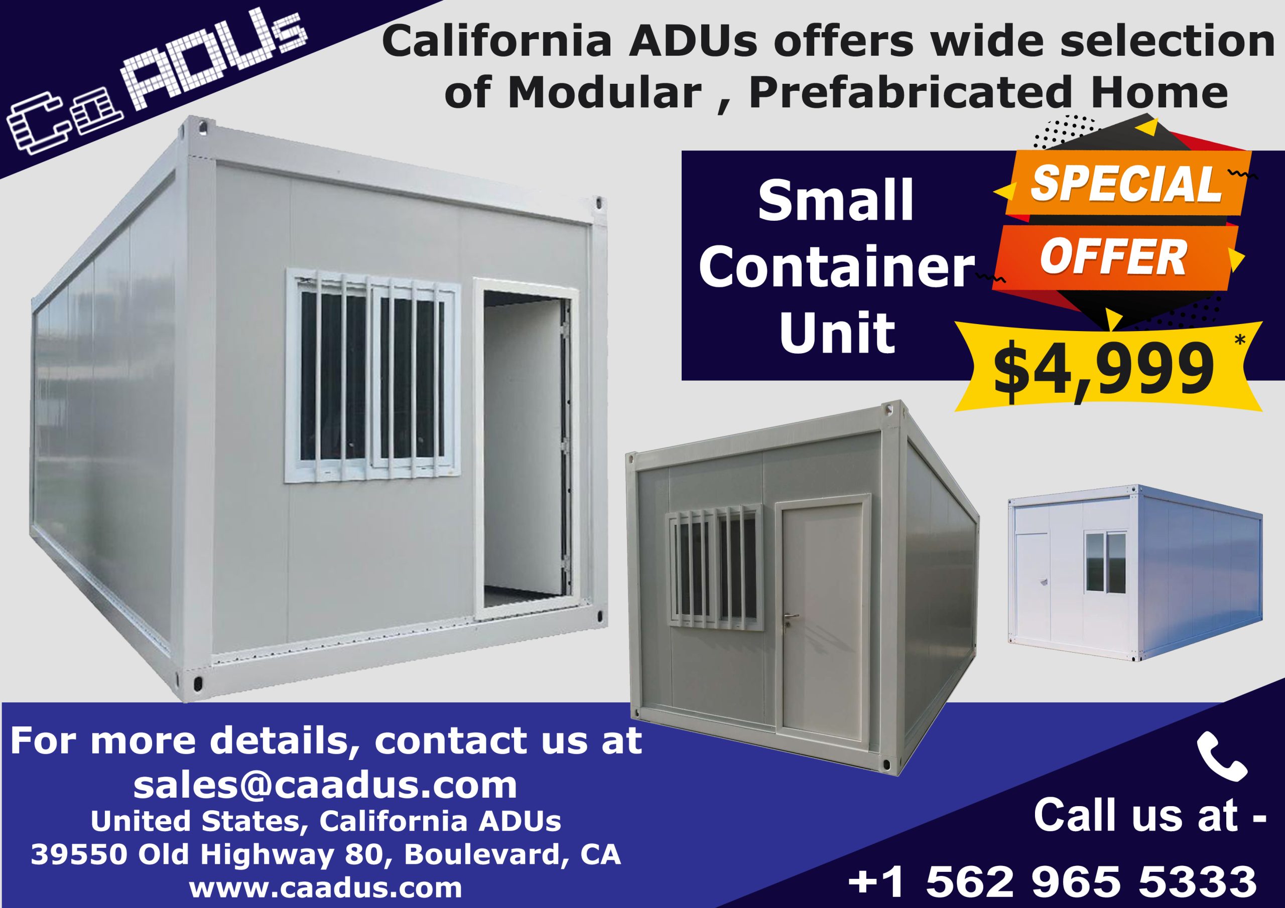 Pre-Feb ADUs | Modular Homes | Prefab Houses | Manufactured Homes - CaADUs